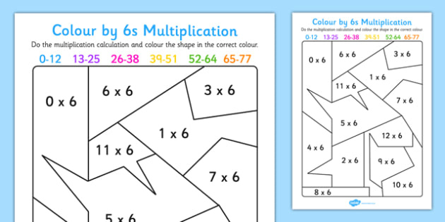 Multiplication Worksheets 6 S Multiplication Worksheets