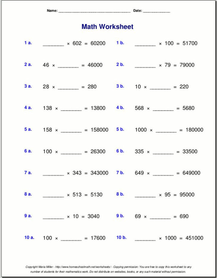 Grade 5 Multiplication Worksheets Multiplication Worksheets Math grade-5-multiplication-worksheets-multiplication-worksheets-math