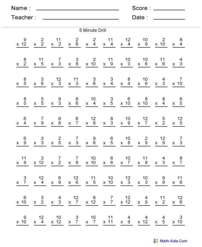 Free Multiplication Printable Worksheets Multiplication Worksheets Free Multiplication Printable Worksheets Multiplication Worksheets