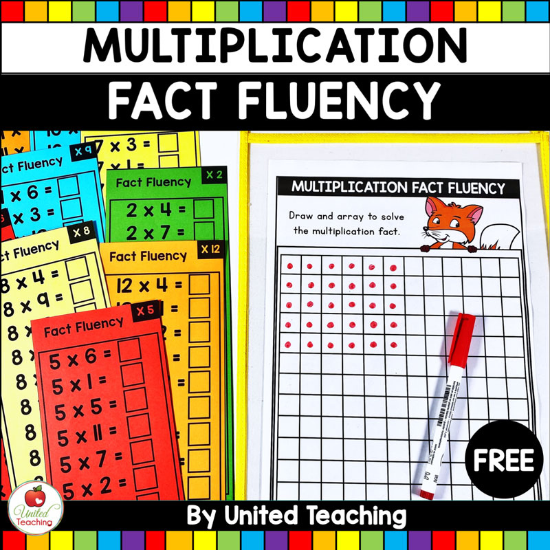 Multiplication Fact Fluency Worksheets Multiplication Worksheets