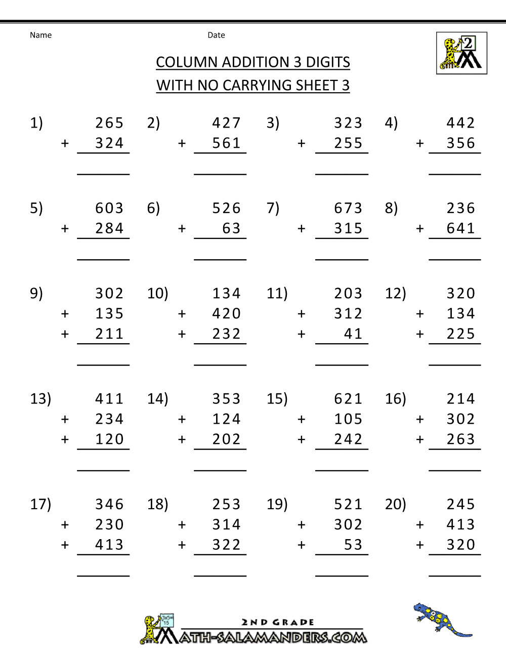Multiplication Review Worksheets Multiplication Worksheets