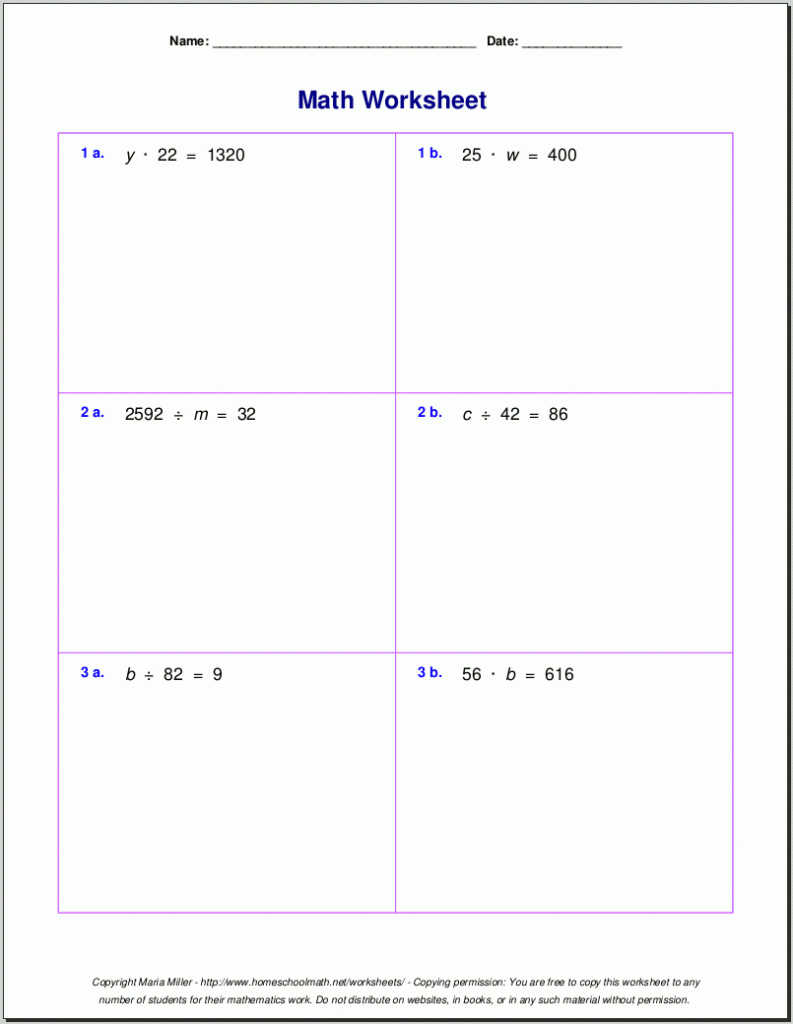 Long Division and Long Multiplication Worksheets | Multiplication ...